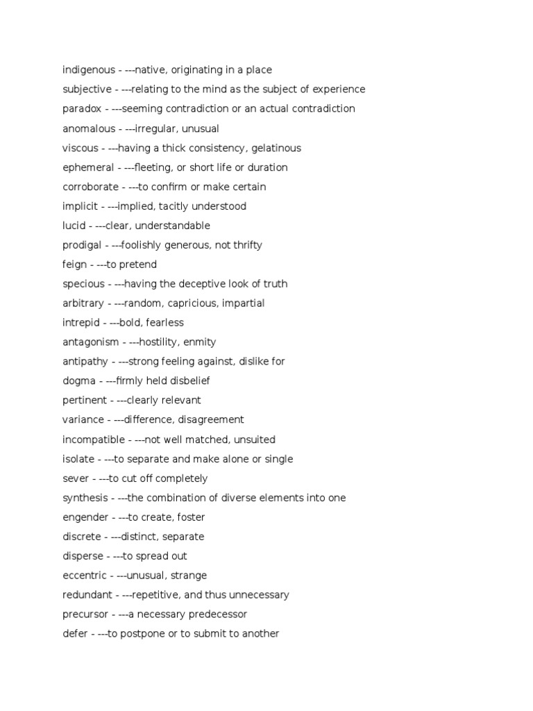 Lsat Vocab | Download Free PDF | Argument | Causality