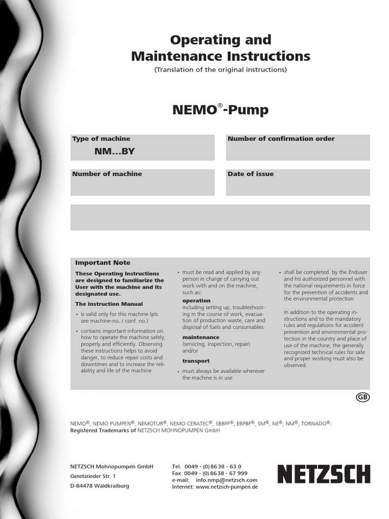 IOM Progressing Cavity Pump (API 676) | PDF | Pump | Safety