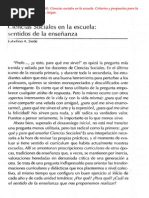 Sentidos de enseñar Ciencias Sociales | PDF | Plan de estudios | Realidad
