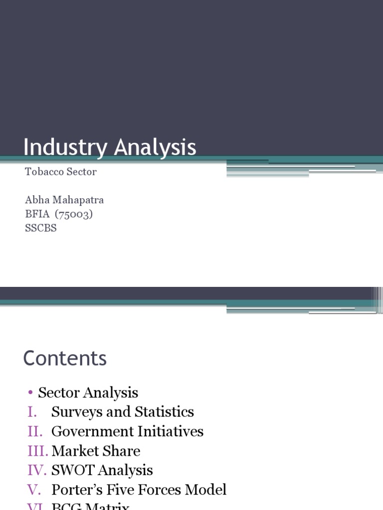 Tobacco Industry Analysis | Download Free PDF | Tobacco Smoking | Addiction
