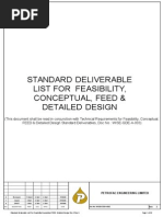 Detailed Design and Engineering Deliverable List | PDF ...