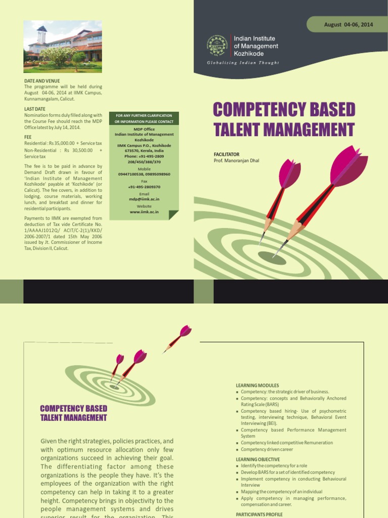 Competency Based: Talent Management | PDF | Competence (Human Resources ...