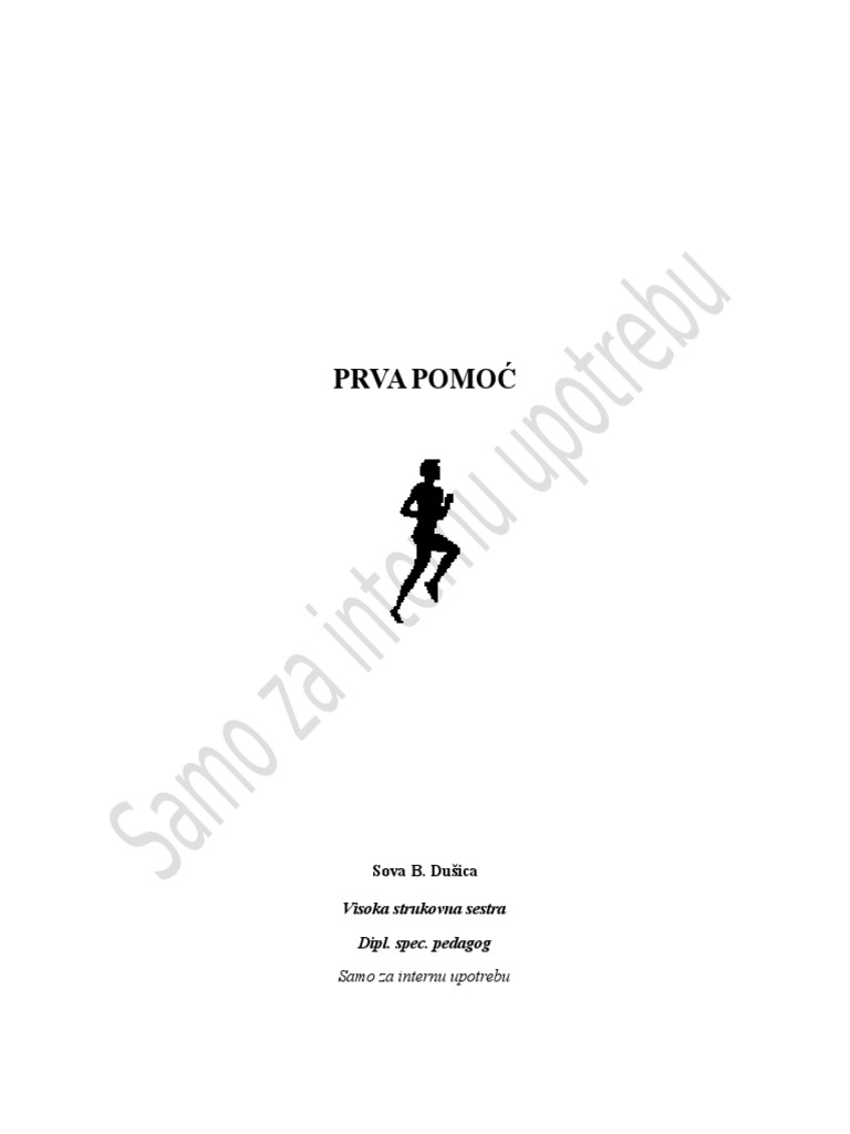 Prva Pomoc - Skripta | PDF