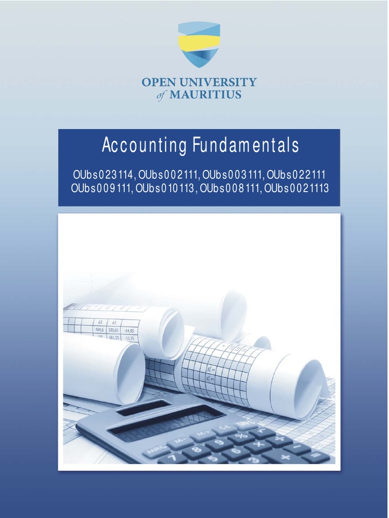 Accounting Fundamentals Booklet | PDF | Debits And Credits | Balance Sheet