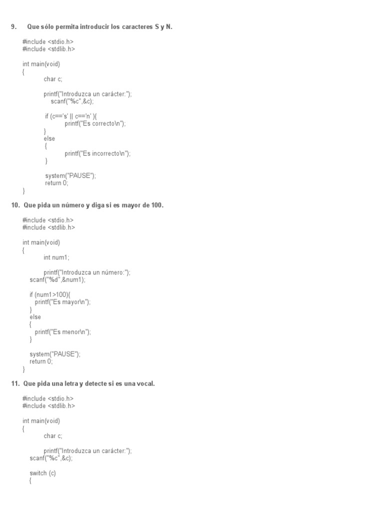 De C+ | PDF | Programación de computadoras | Informática