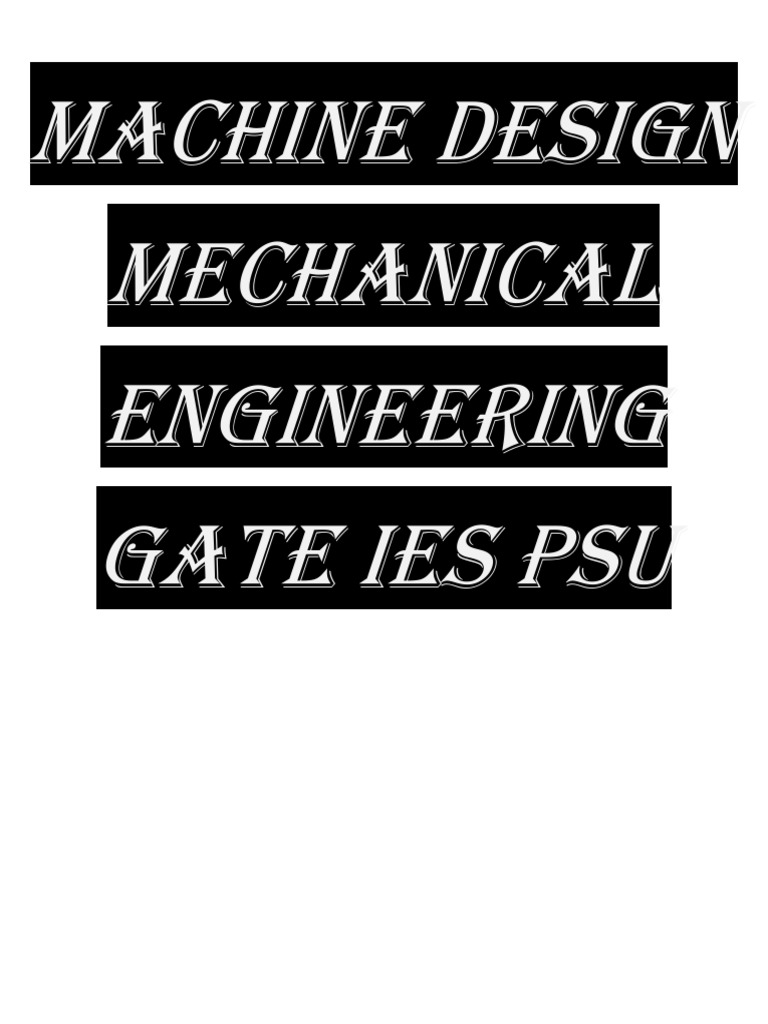 Mechanical Machine Design | PDF | Electronics | Intellectual Works
