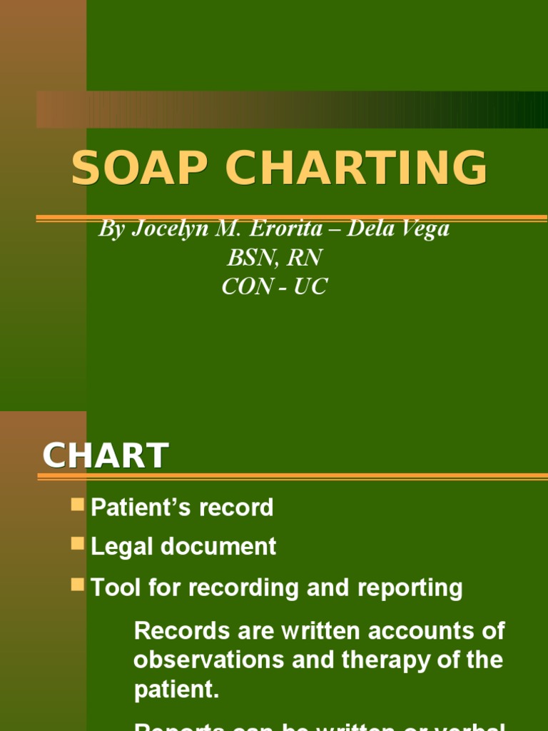 Soap Charting | PDF | Medical Diagnosis | Respiratory Tract