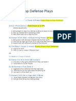 G Pack Defensive Play Call Sheet | PDF | Microsoft Excel | National ...