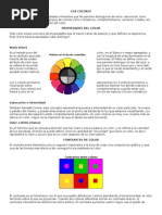 Ejemplificacion y Descripcion de Las Cualidades Del Color | PDF | Matiz ...