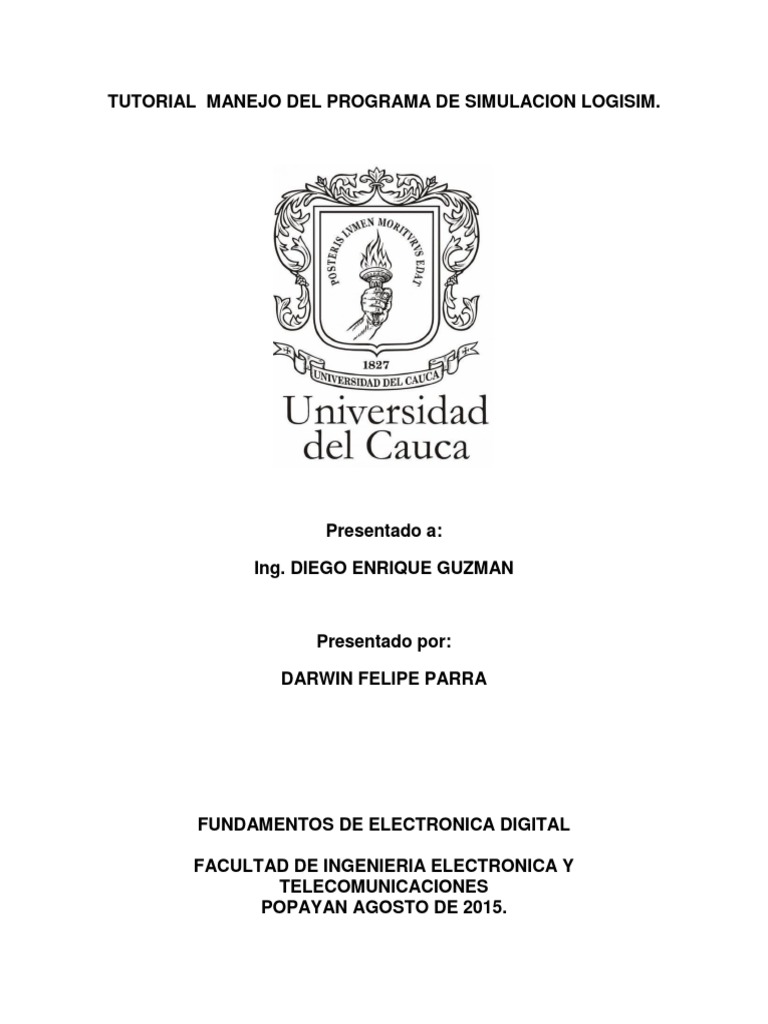 Guía para Usar Logisim | PDF | Point and Click | Informática