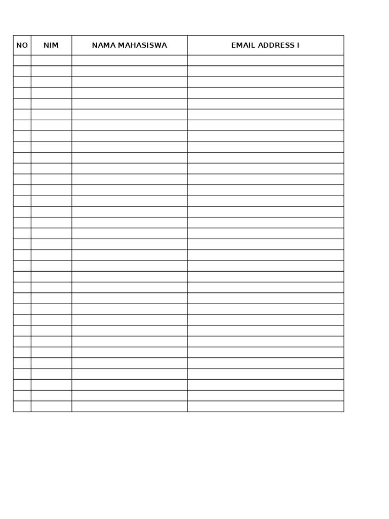 Student Contact Information Form | PDF