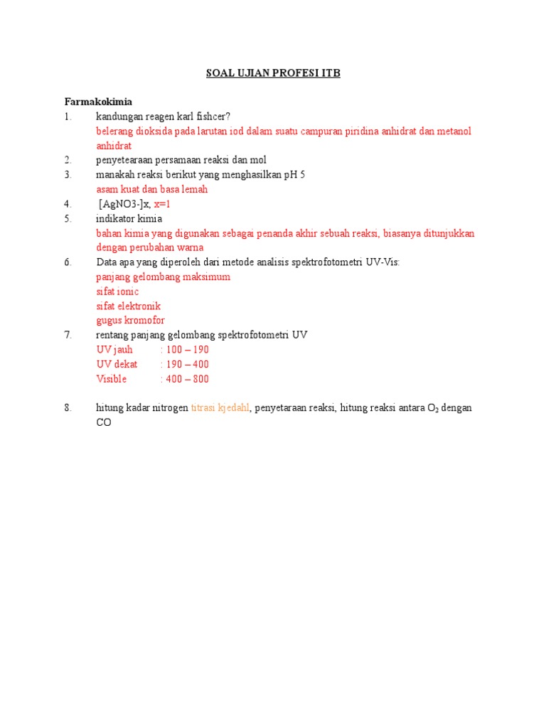 Soal Ujian Masuk Itb | PDF