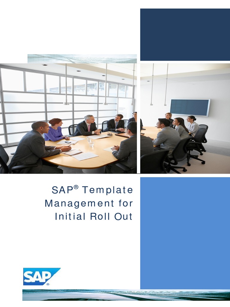 SAP Template Management For Initial Roll Out | PDF | Business Process ...