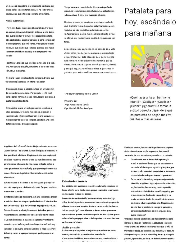 Pataleta para Hoy | PDF | Salud y bienestar | Medicina