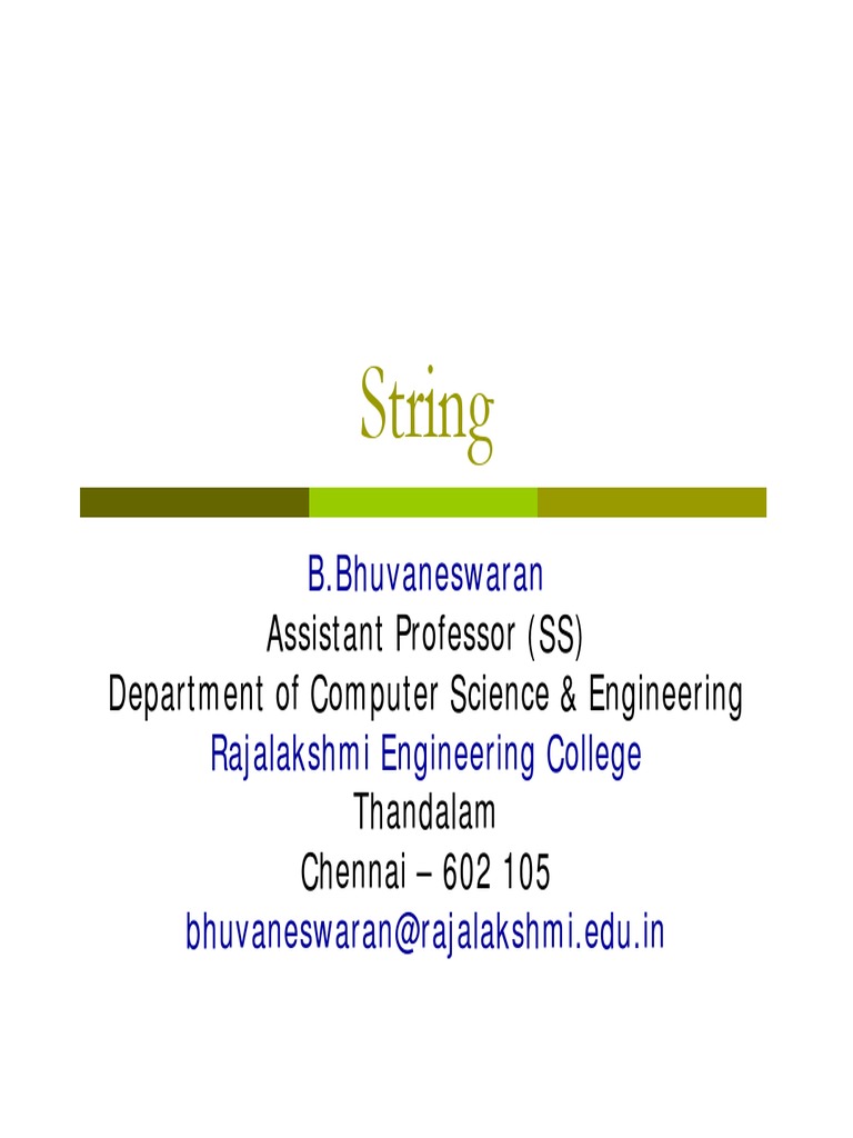 Exploring the String Class in Java | PDF | String (Computer Science ...