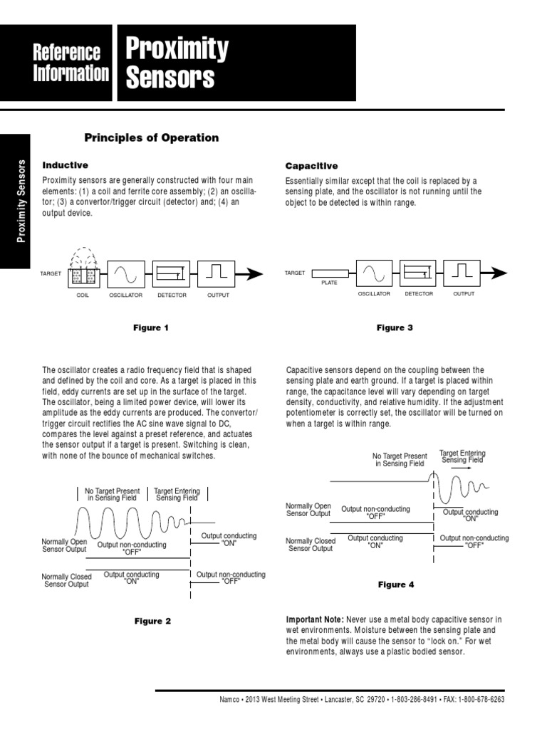 Proximity Sensor Principles of Operation PDF | PDF | Switch | Bipolar ...