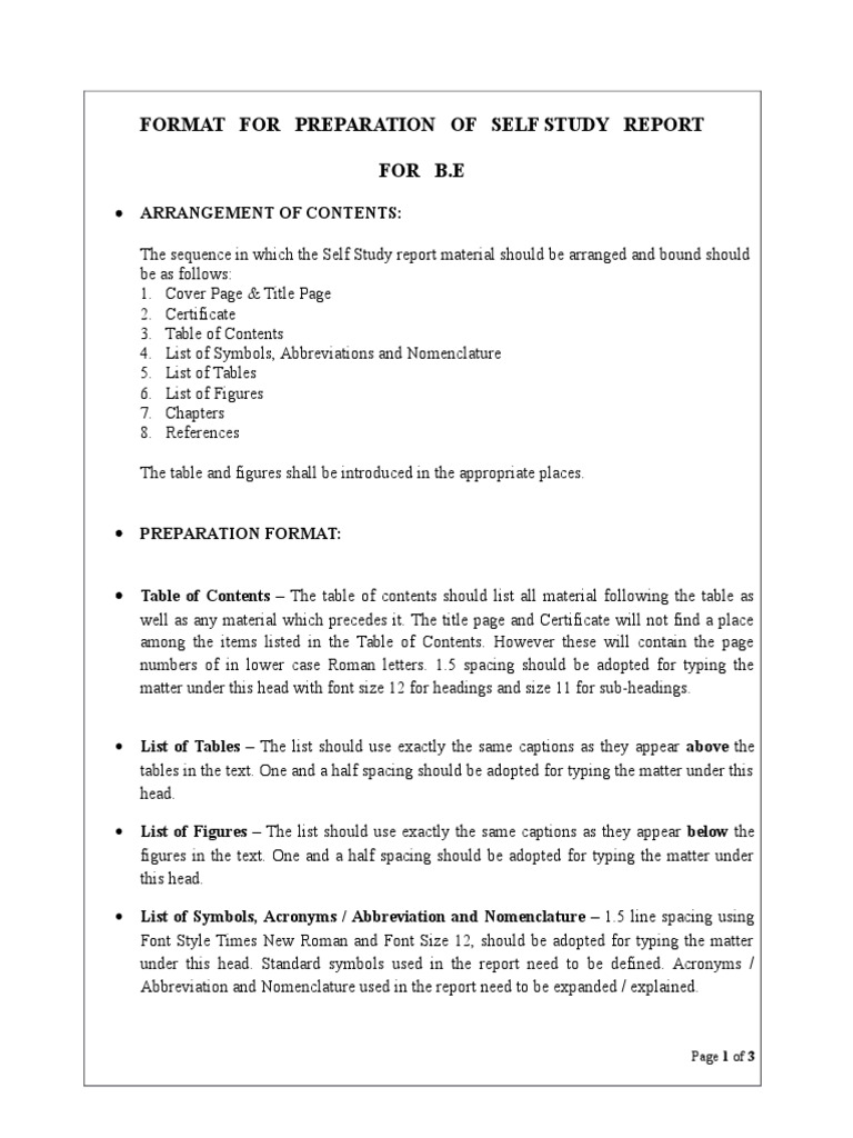 Self Study Report Format 4th Sem | PDF | Printing | Typefaces
