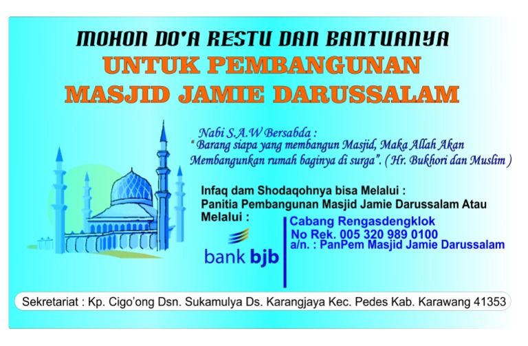 Contoh Banner Masjid | PDF