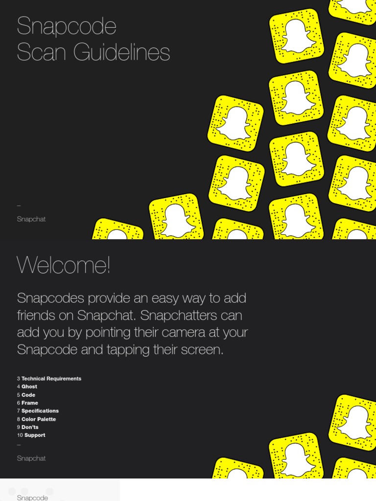 Snapchat Snapcode Scan Guidelines: A Comprehensive Guide to Creating ...