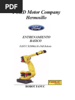 Manual de Programacion Fanuc Robots | PDF | Robot | Robótica