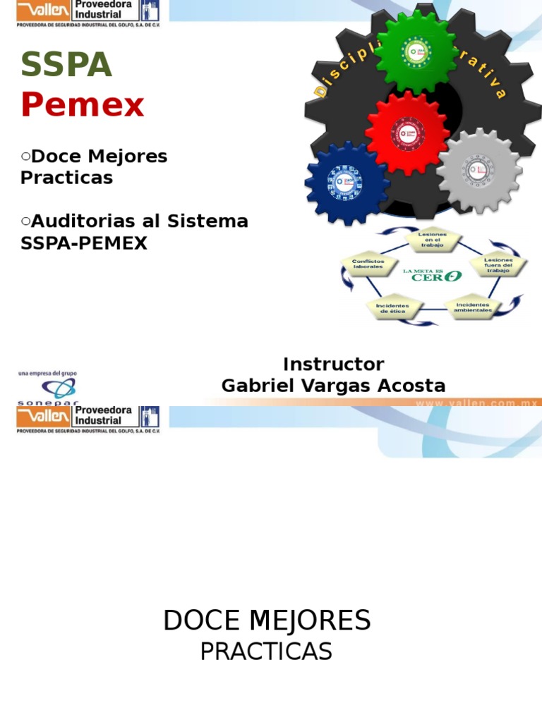 12 Mejores Practicas Pemex Sspa