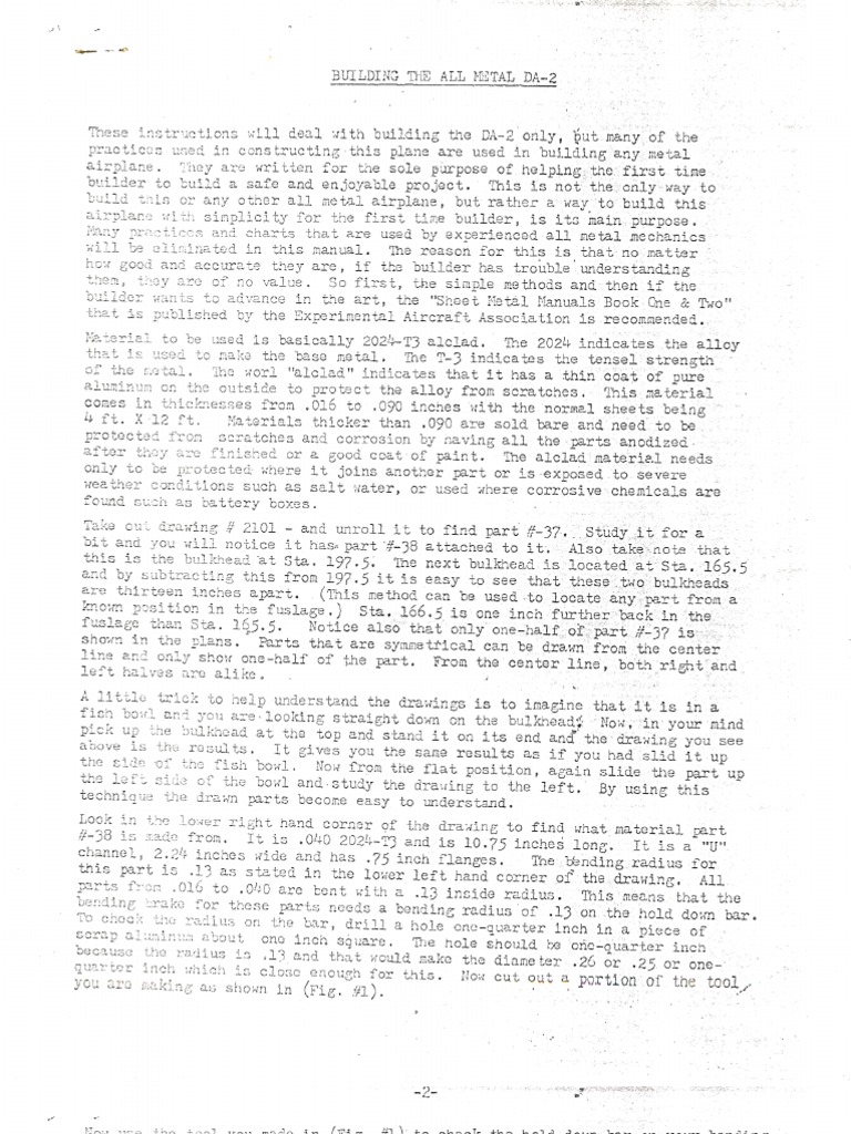 Building The All Metal DAVIS DA-2 AIRCRAFT | PDF | Aircraft | Civil ...