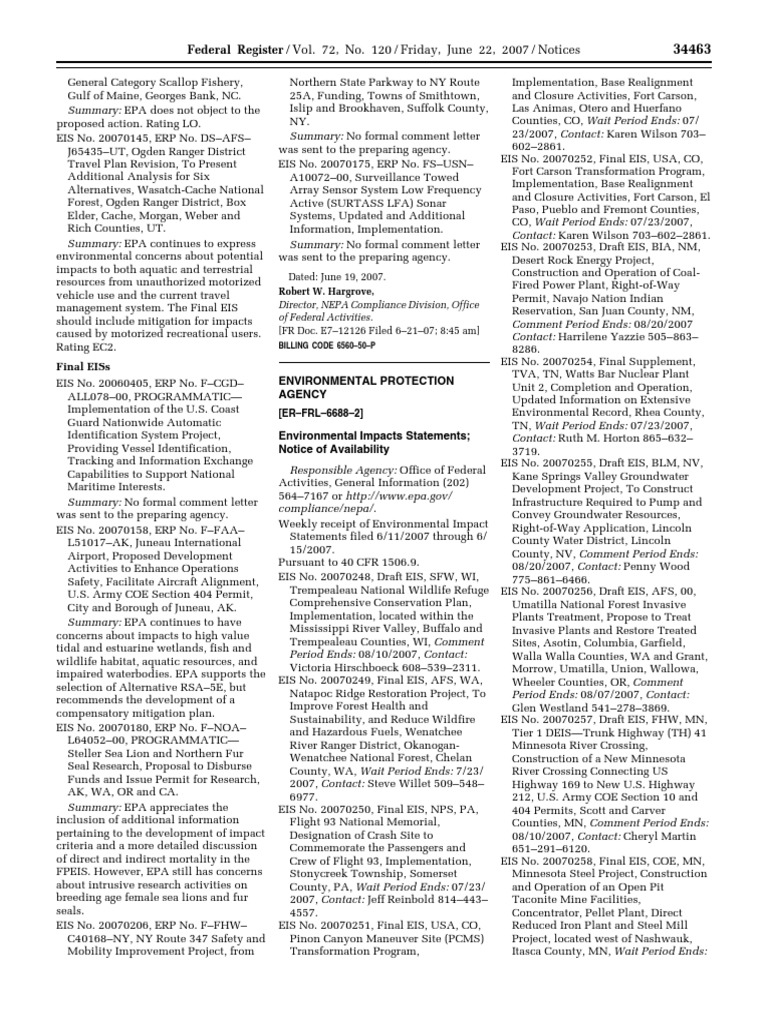 Notice: Air Pollution Control: Citizen Suits Proposed Settlements ...