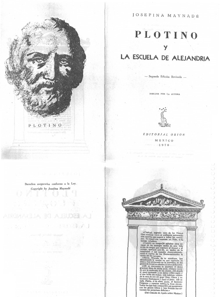 Plotino y La Escuela de Alejandria