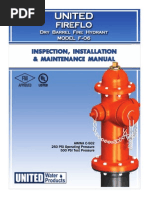 Kennedy Fire Hydrant Installation Guide | PDF | Screw | Valve