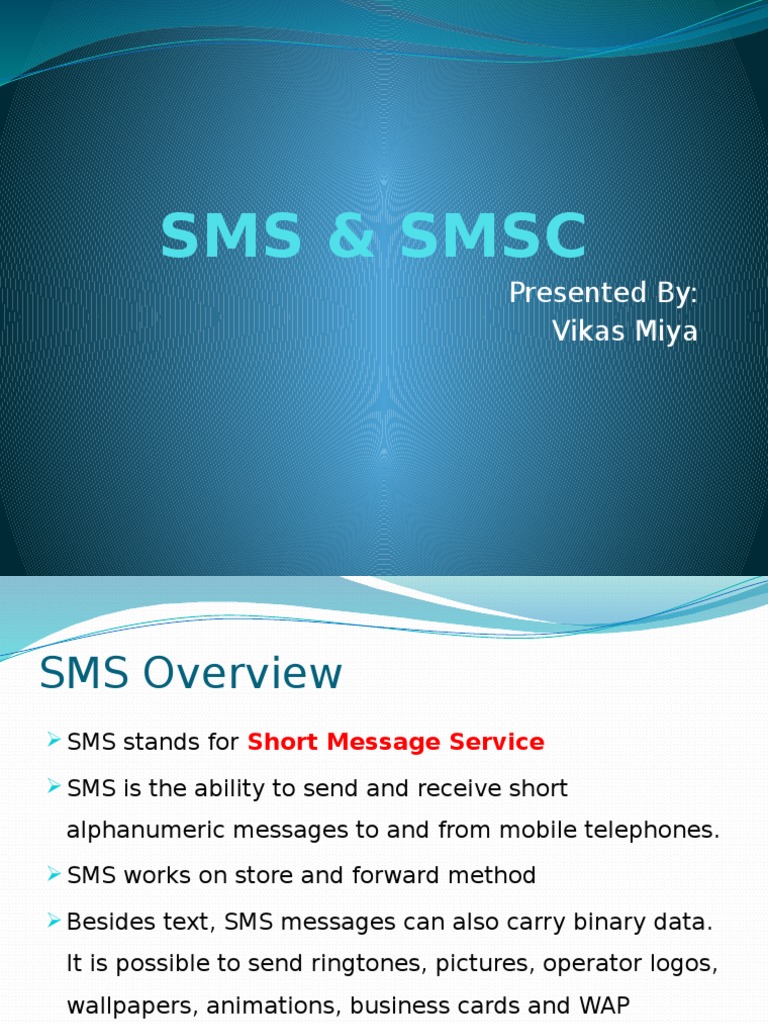 SMSC Call Flows | PDF | Short Message Service | Data Transmission