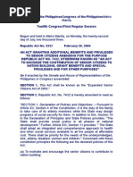 RA 7432 - Senior Citizens Act | PDF | Old Age | Citizenship