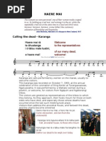 Mihi Speech Template | PDF | Māori | Demographics Of New Zealand