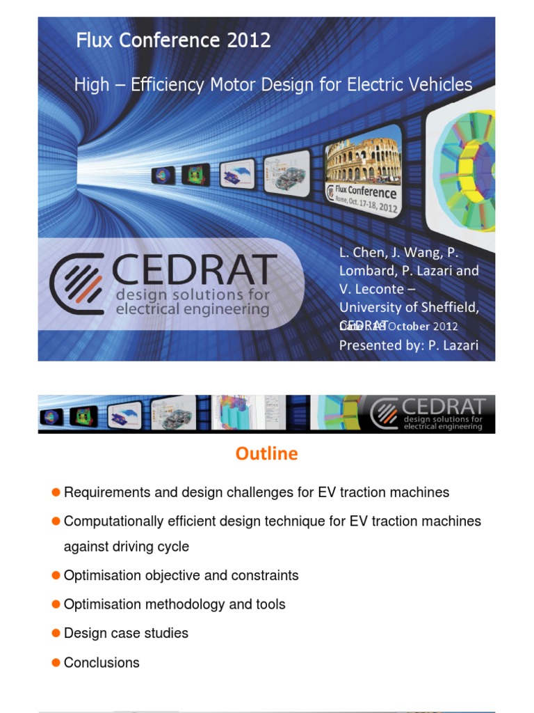High Efficiency Motor Design For EV | PDF | Technology & Engineering