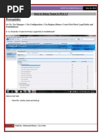Oracle R12 E-Business Tax Setup Guide | PDF | Button (Computing) | Taxes