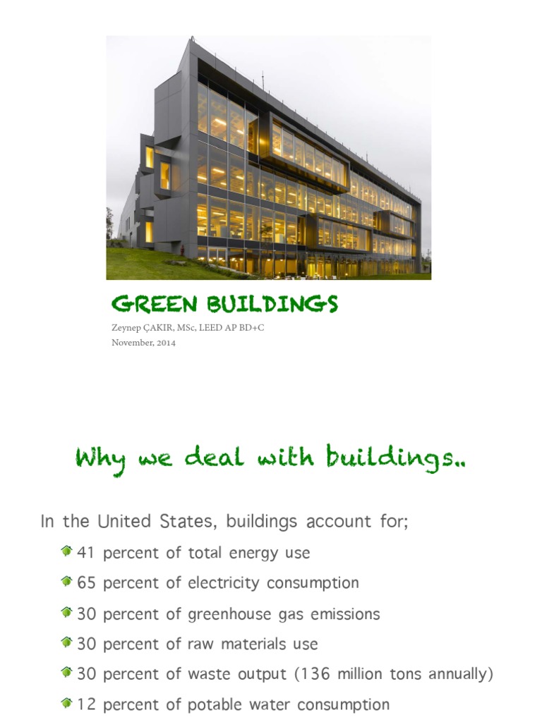 GREEN BUILDINGS: AN INTRODUCTION TO SUSTAINABLE CONSTRUCTION | PDF ...