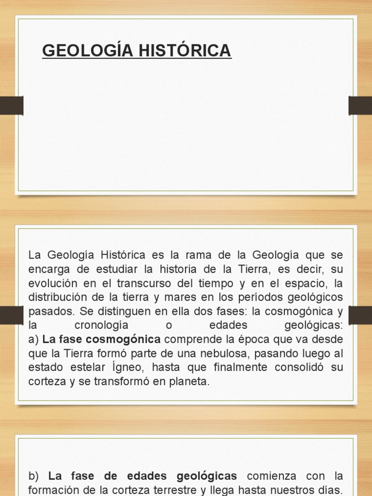 GEOLOGÍA HISTÓRICA | Fósil | Estrato