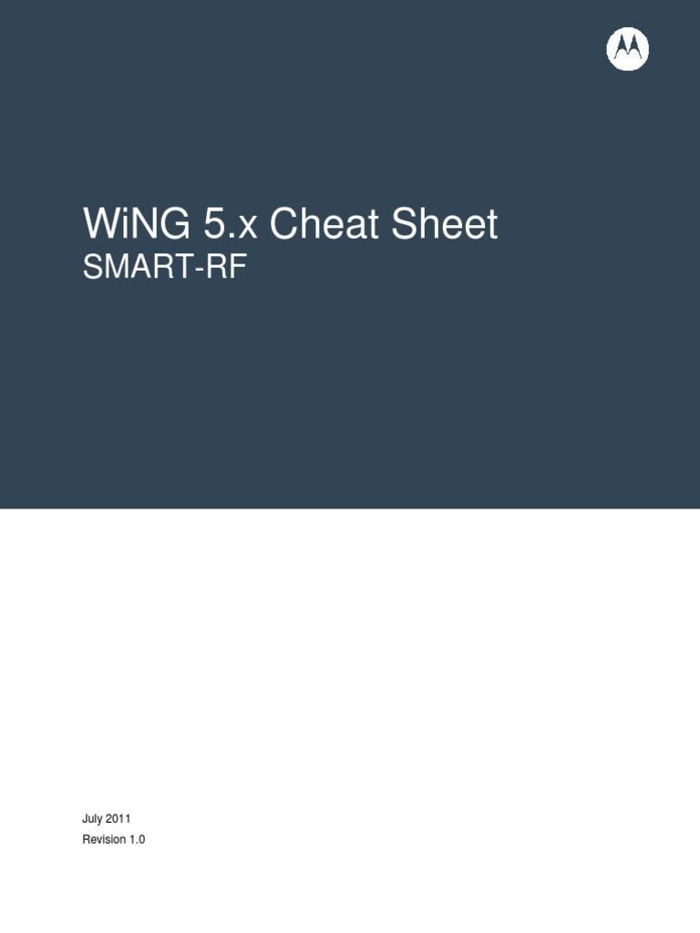 Smart-RF Cheat Sheet Rev1 | PDF | Image Scanner | Retail