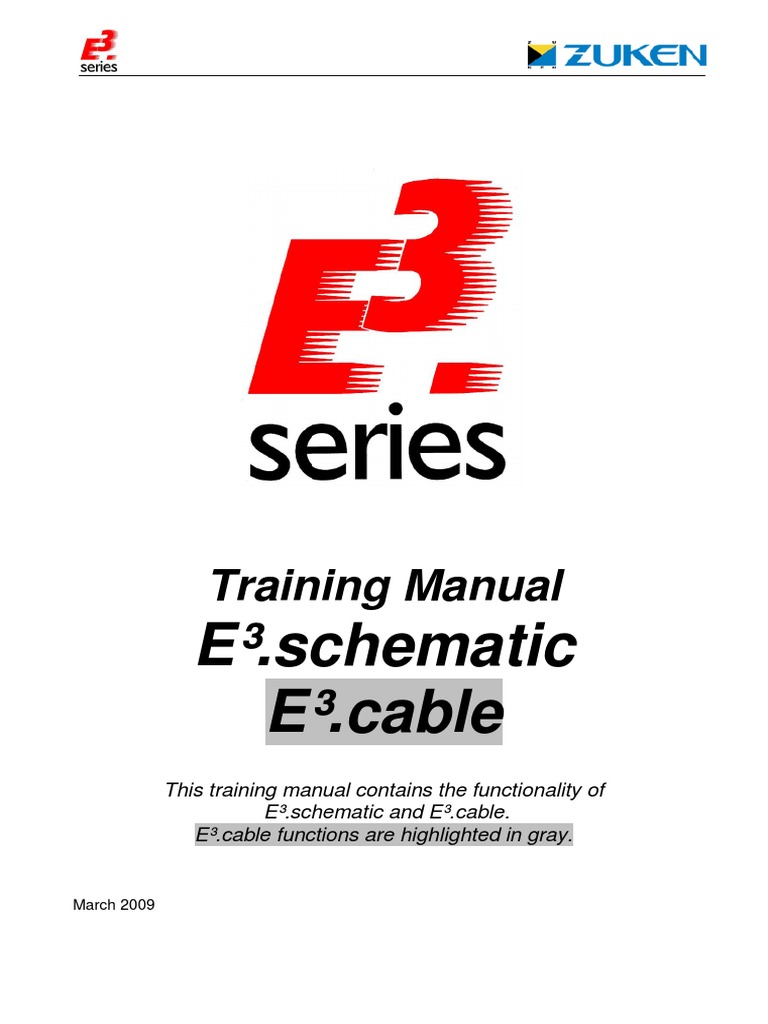 Training Manual: E .Schematic E .Cable | PDF | Keyboard Shortcut ...