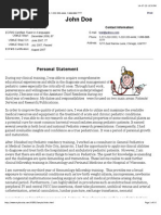 Sample LOR For Residency | PDF | Medicine | Health Care