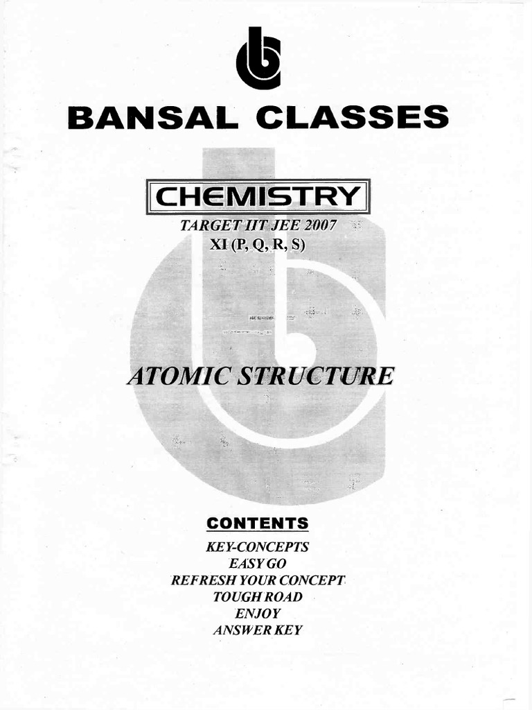 Atomic Structure | PDF | Electron | Atoms