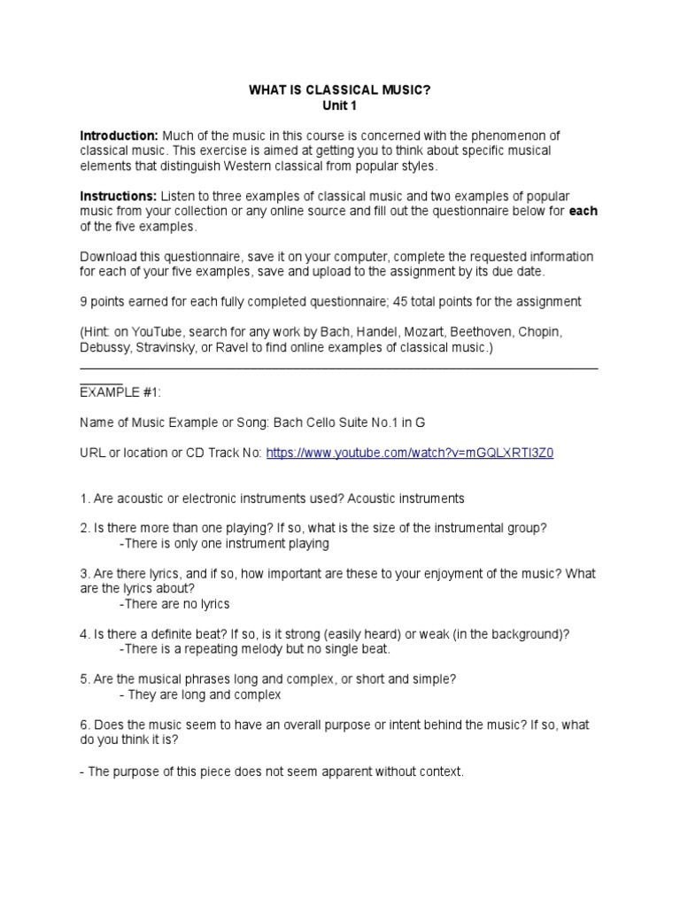 Understanding Classical vs. Popular Music | PDF | Classical Period ...