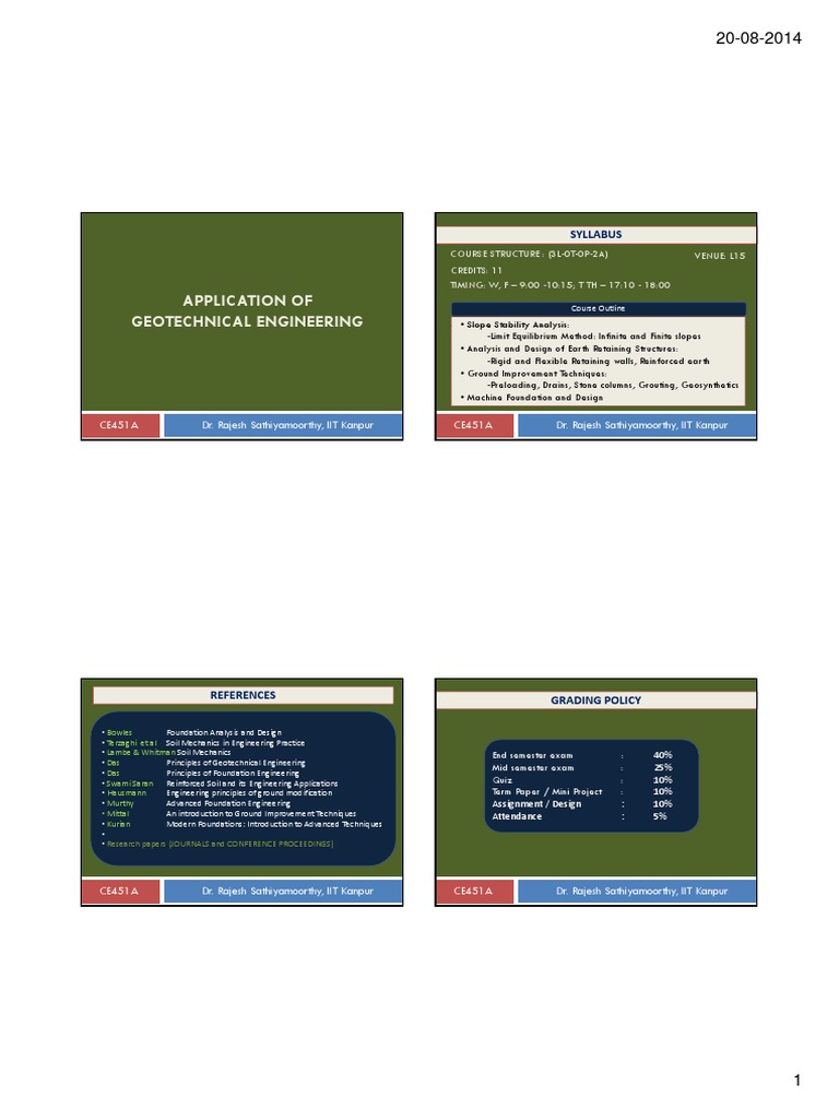 1-Introduction To Geotechnical Engg | PDF | Geotechnical Engineering ...