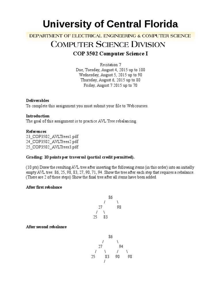University of Central Florida: COP 3502 Computer Science I | PDF ...
