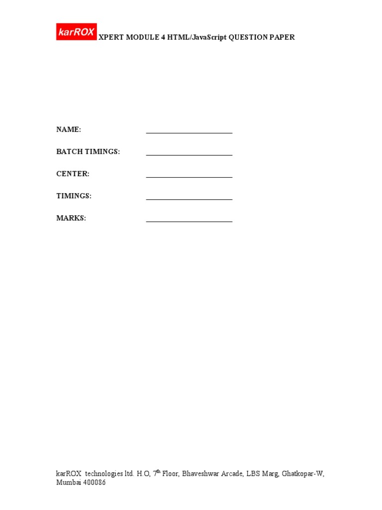 HTML and Java Script | Download Free PDF | Html | Html Element