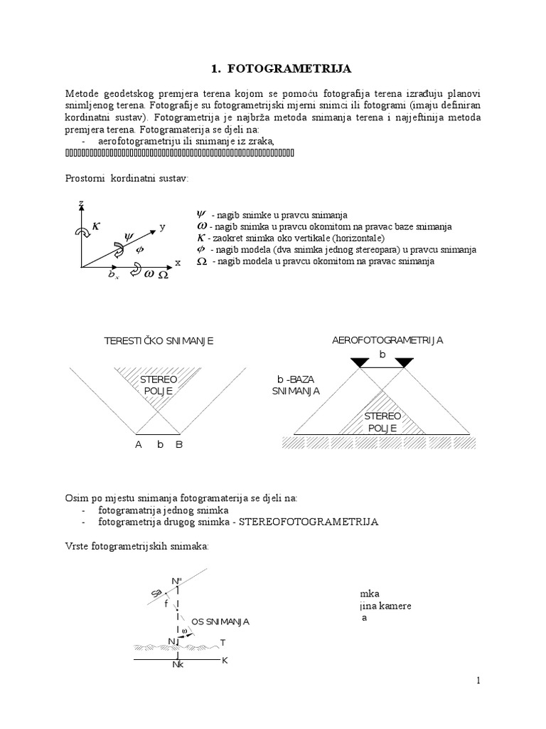 Geodezija Skripta | PDF