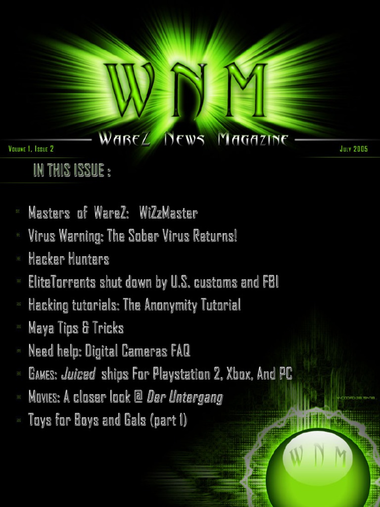 Warez News Magazine 01 02 | PDF | T Mobile Us | Computer Security