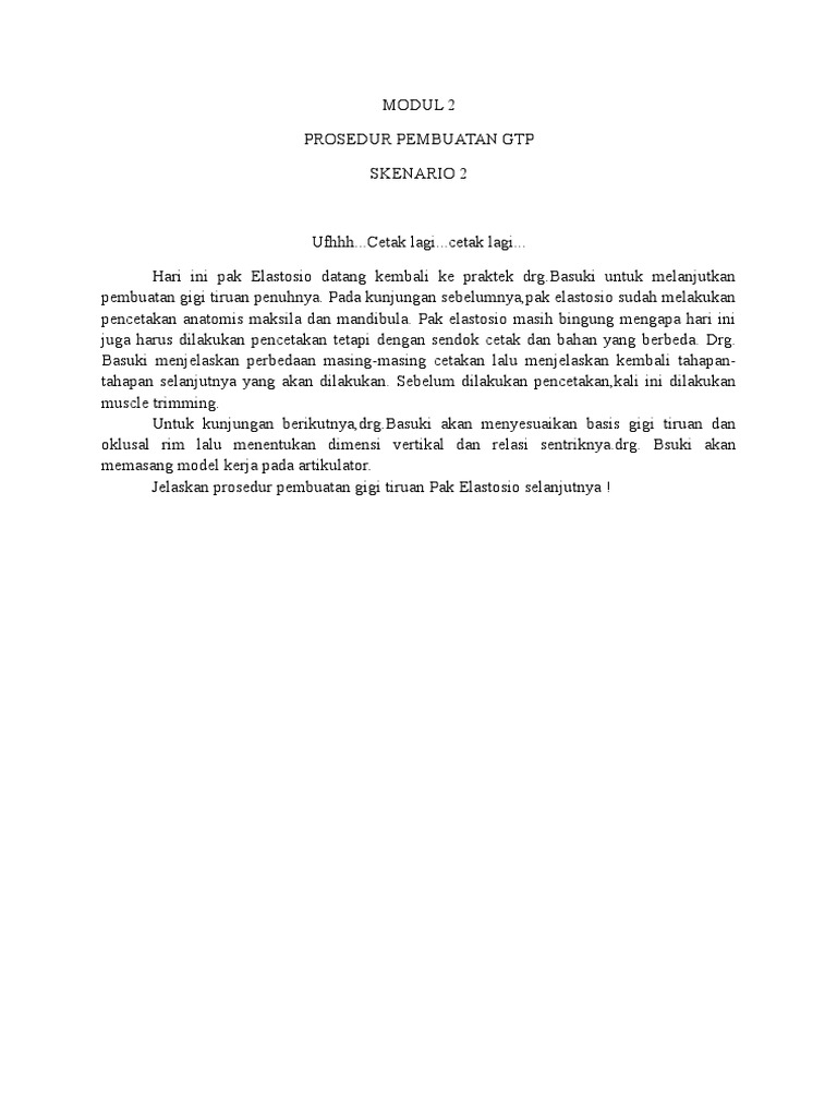 LAPORAN Tutorial Modul 2 Blok 17 | PDF