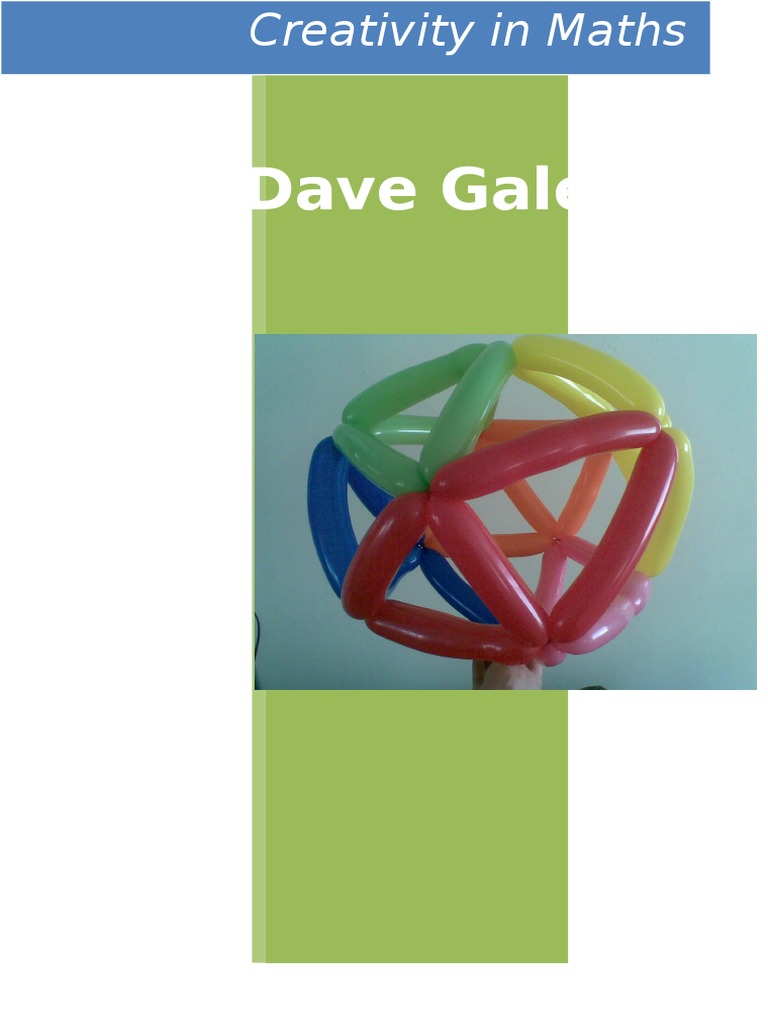 Creativity Maths Booklet | PDF | Line (Geometry) | Teaching Mathematics