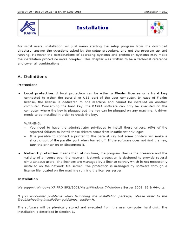Kappa Installation Pdf Installation Computer Programs Microsoft