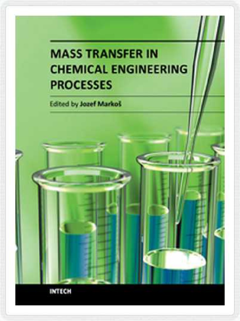 Mass Transfer in Chemical Engineering Processes | PDF | Diffusion ...